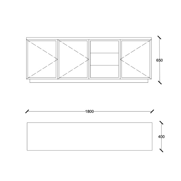 Philippe Side Runner | Della Furniture