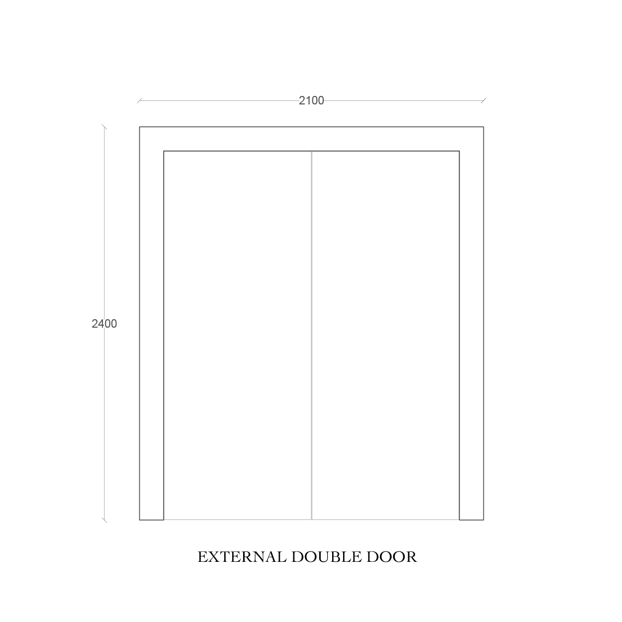 External Double Door | External Double Doors | Vortex Collection | Bespoke Luxury Doors | Della ...